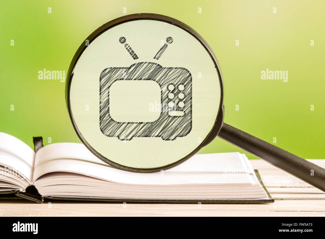 Blank old book visual hi-res stock photography and images - Alamy