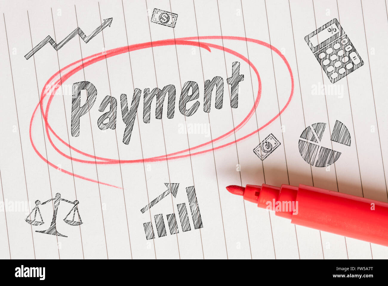 Payment note hi-res stock photography and images - Alamy