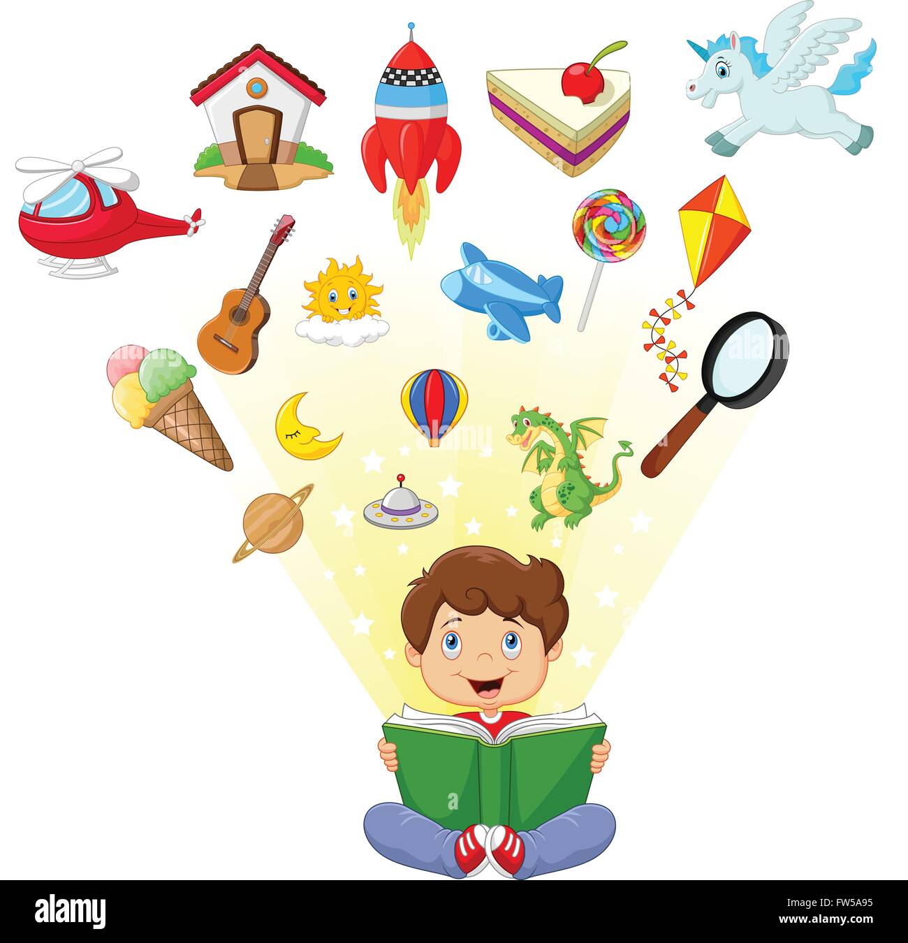 History book Stock Vector Images - Alamy