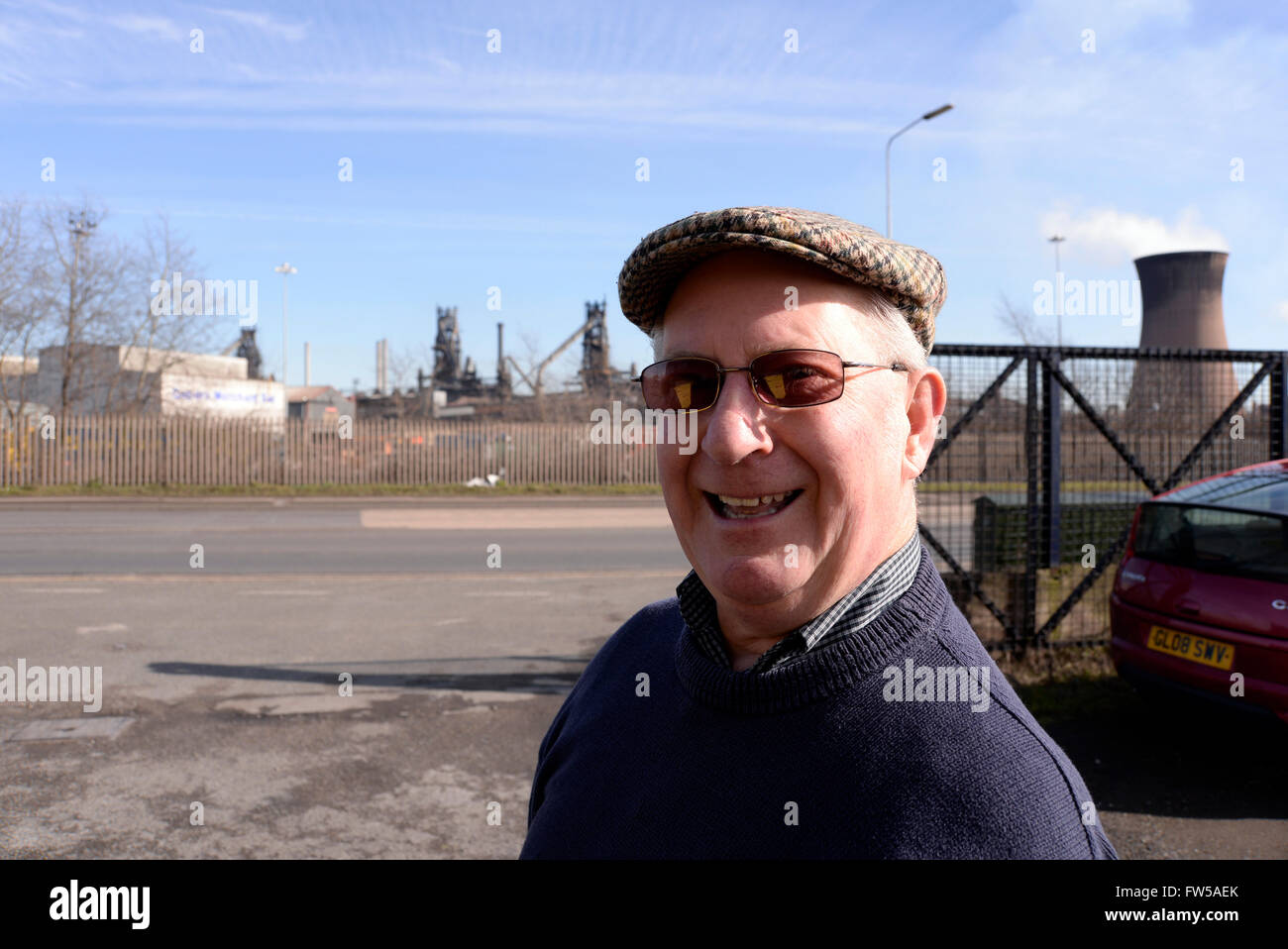 Owner of small local steel business Stock Photo - Alamy