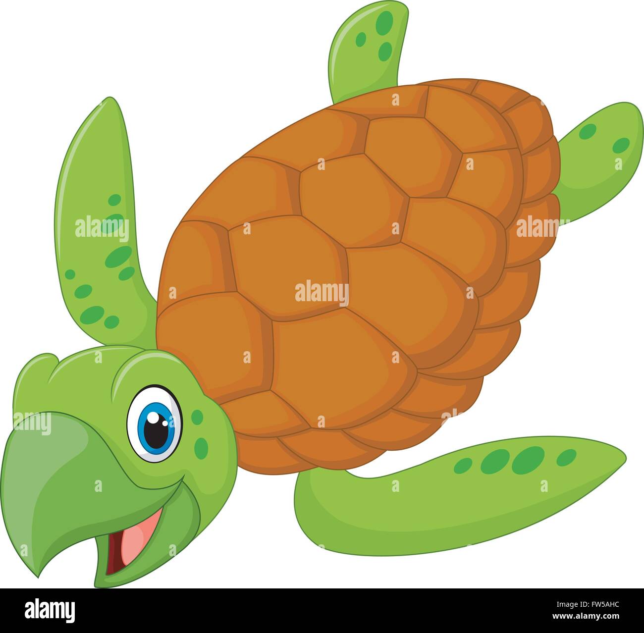 Cartoon smiling turtle Stock Vector Image & Art - Alamy