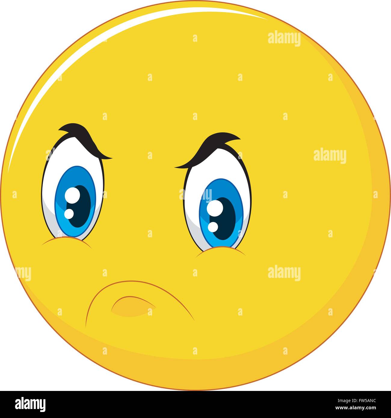 Pitiful expression Stock Vector Images - Alamy