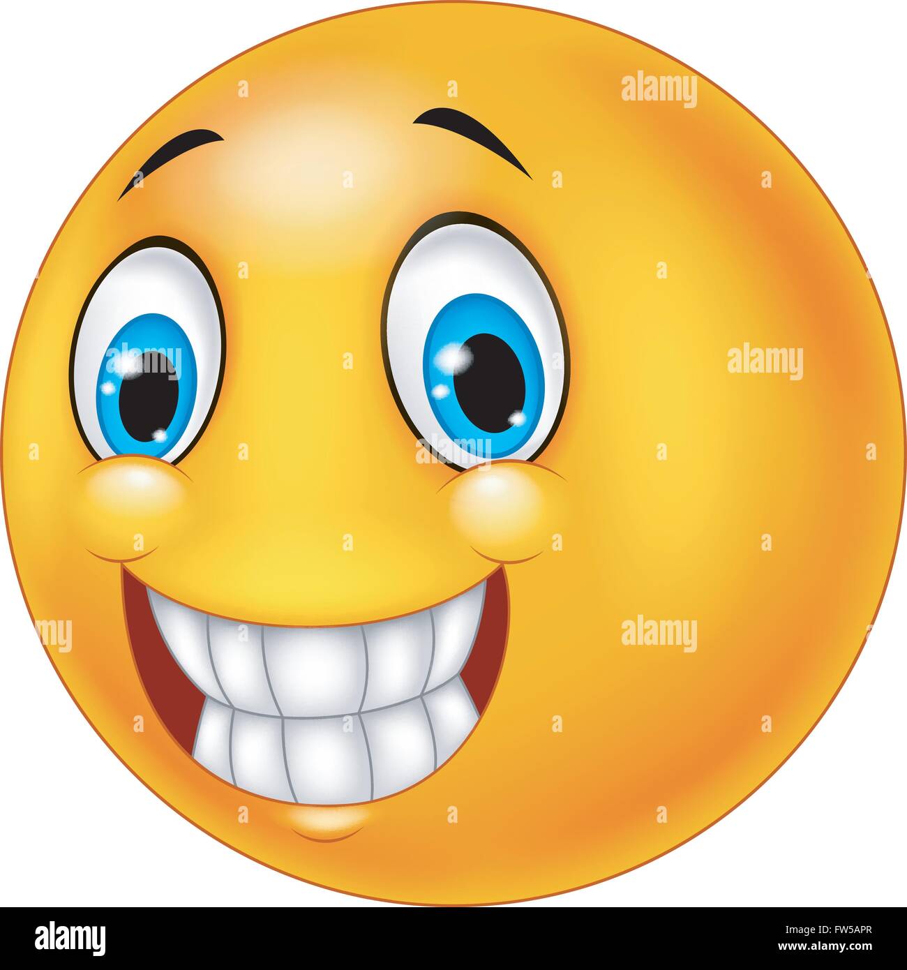 Happy smiley face Stock Vector Image & Art - Alamy
