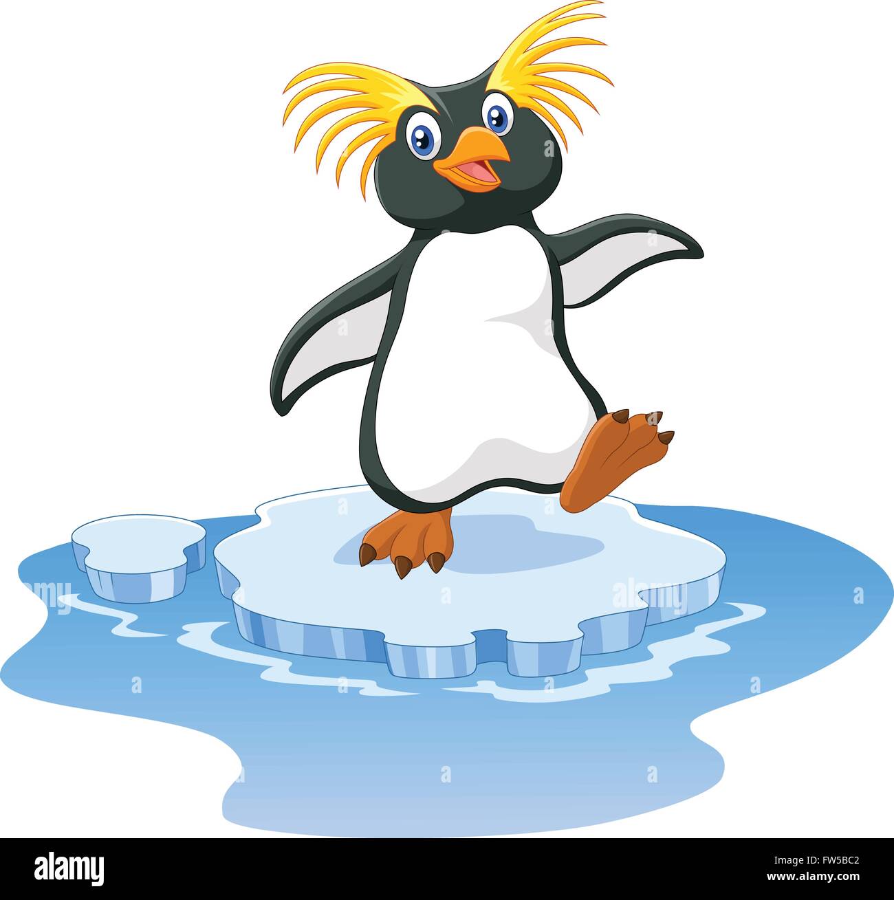 Rockhopper penguin ice hi-res stock photography and images - Alamy