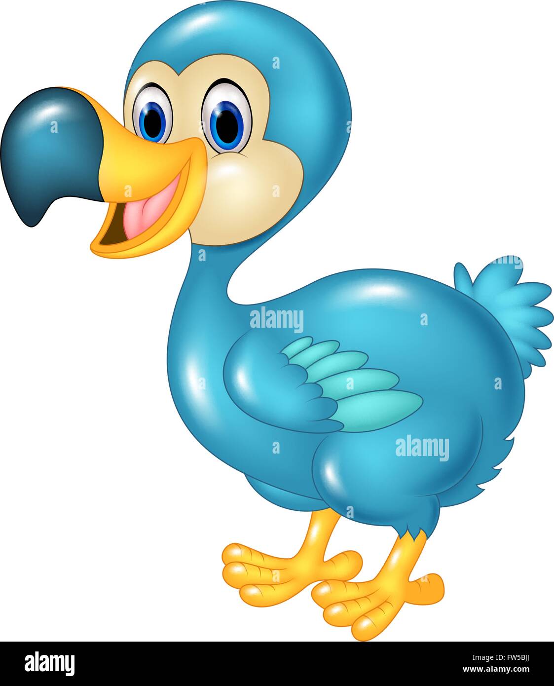 Cute animal dodo bird isolated on transparent background Stock Vector ...
