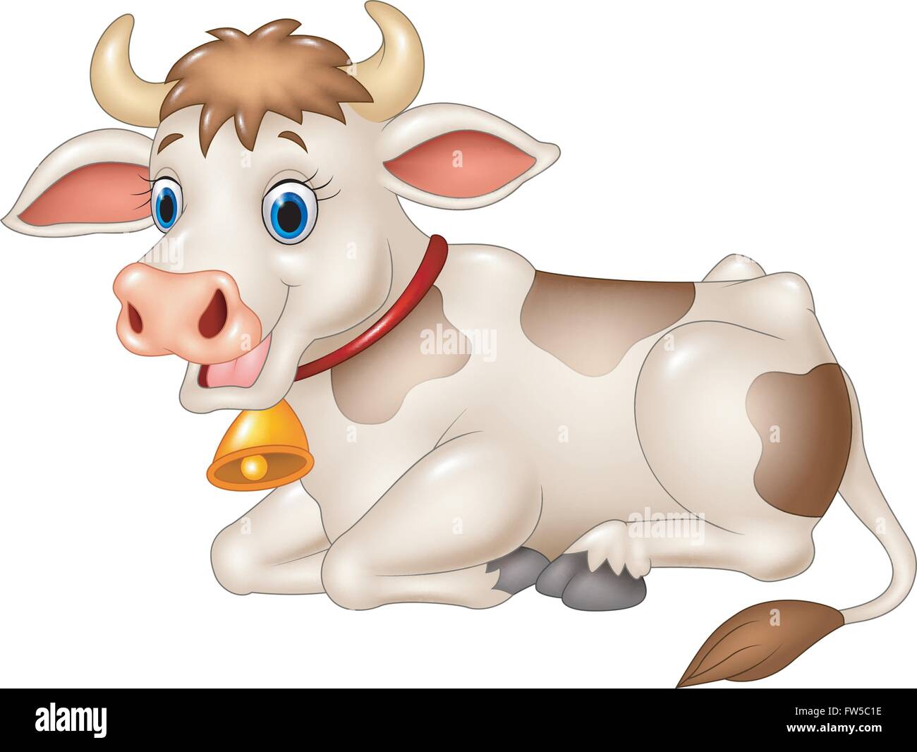 Cow sitting Cut Out Stock Images & Pictures - Alamy