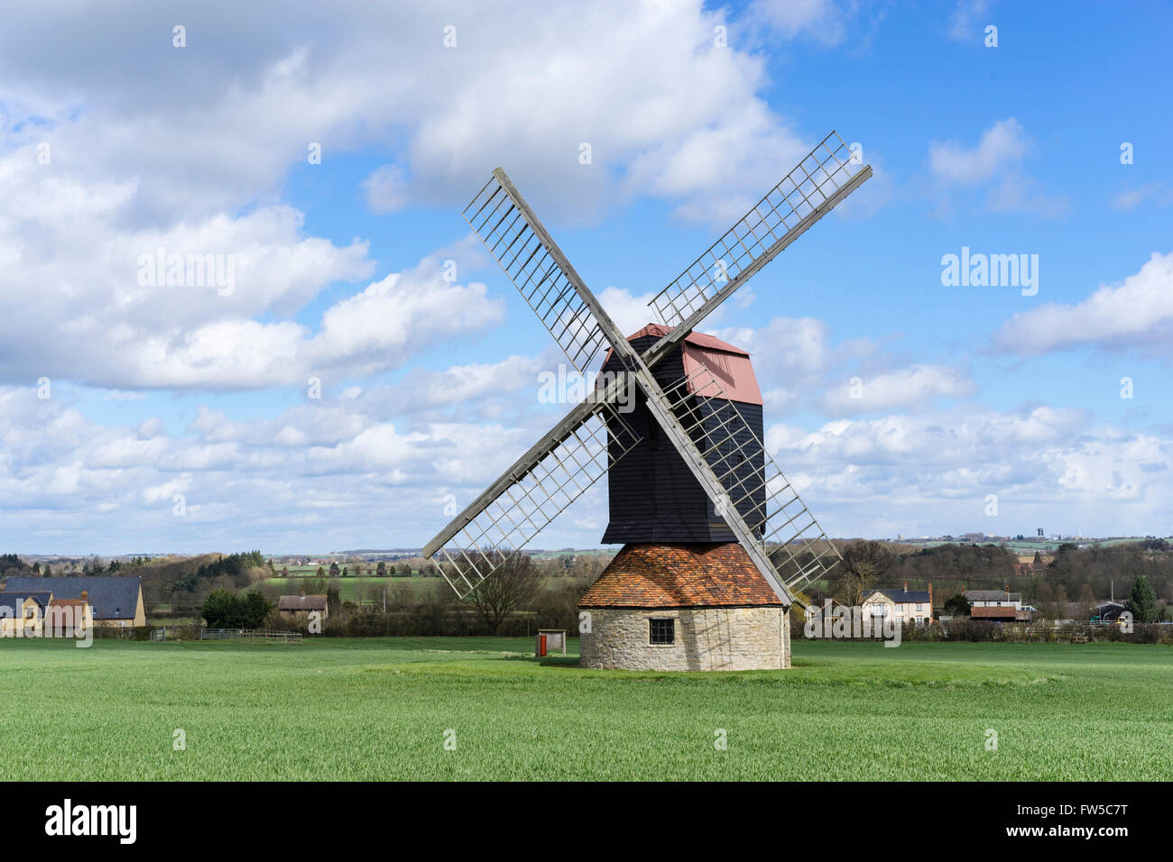 18th century wooden windmill hi-res stock photography and images - Alamy