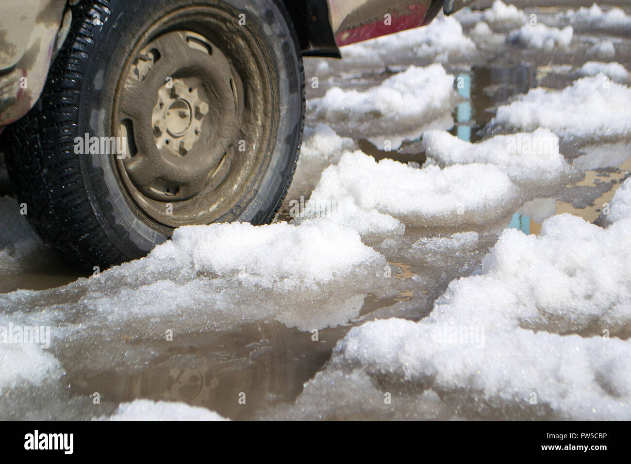 Melted Patch Of Snow High Resolution Stock Photography and Images - Alamy