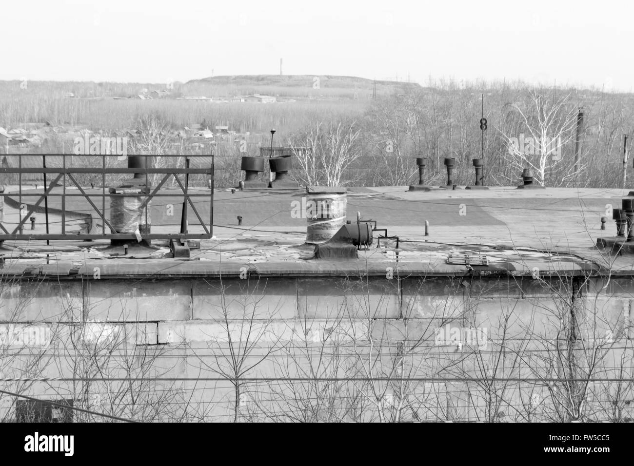 Heavy industry pollution Black and White Stock Photos & Images - Alamy