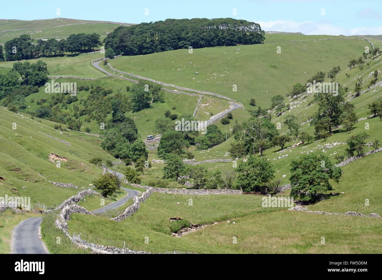 Park Rash Kettlewell Wharfedale Yorkshire Dales National Park Stock ...