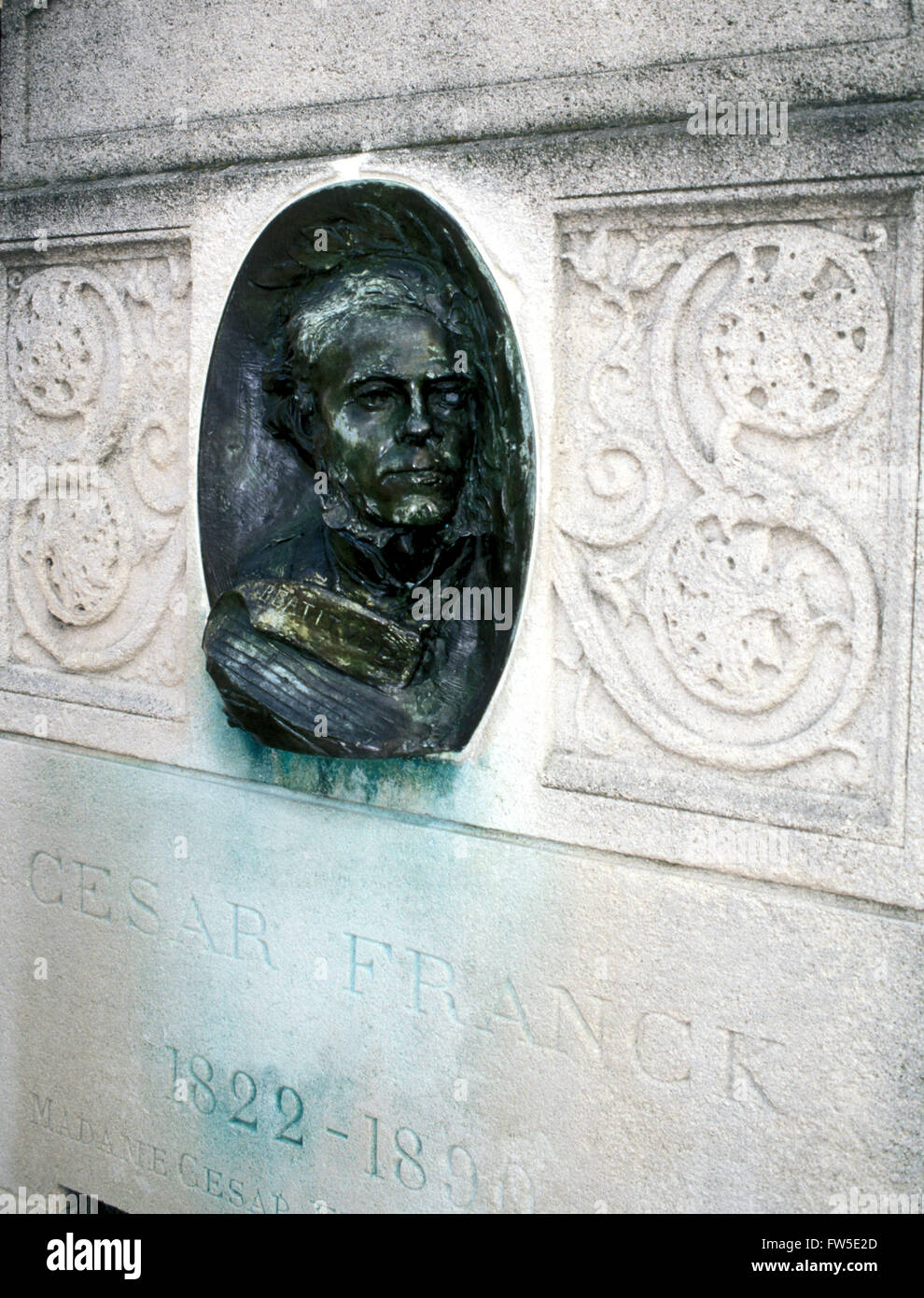 FRANCK, César - tomb in Montmartre, Paris Belgian composer (1822-1890 ...