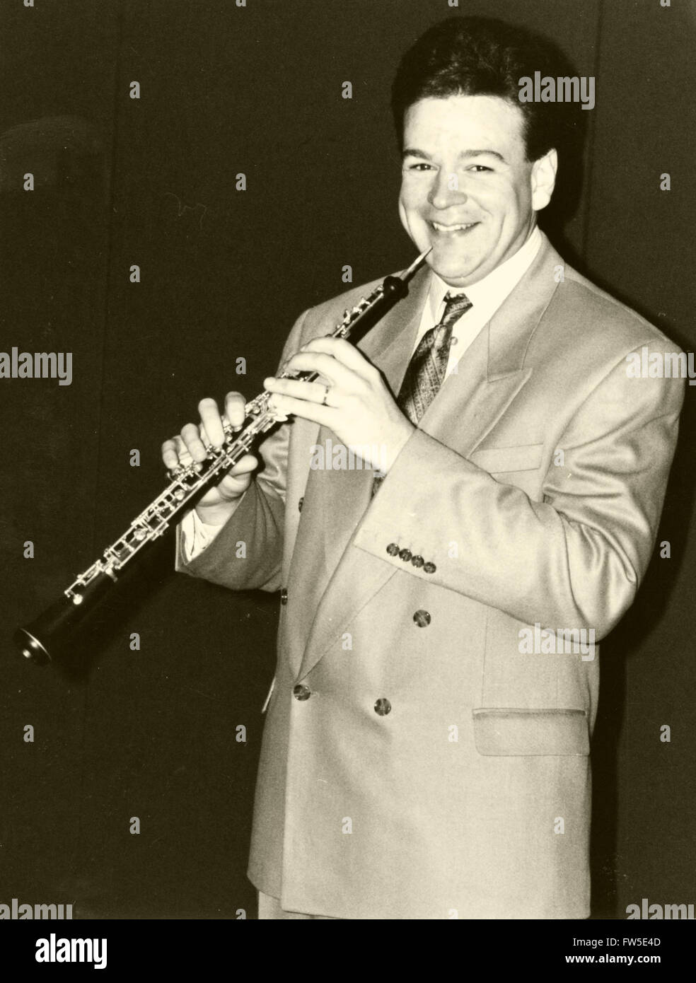 Nicholas DANIEL playing the oboe oboist Stock Photo - Alamy