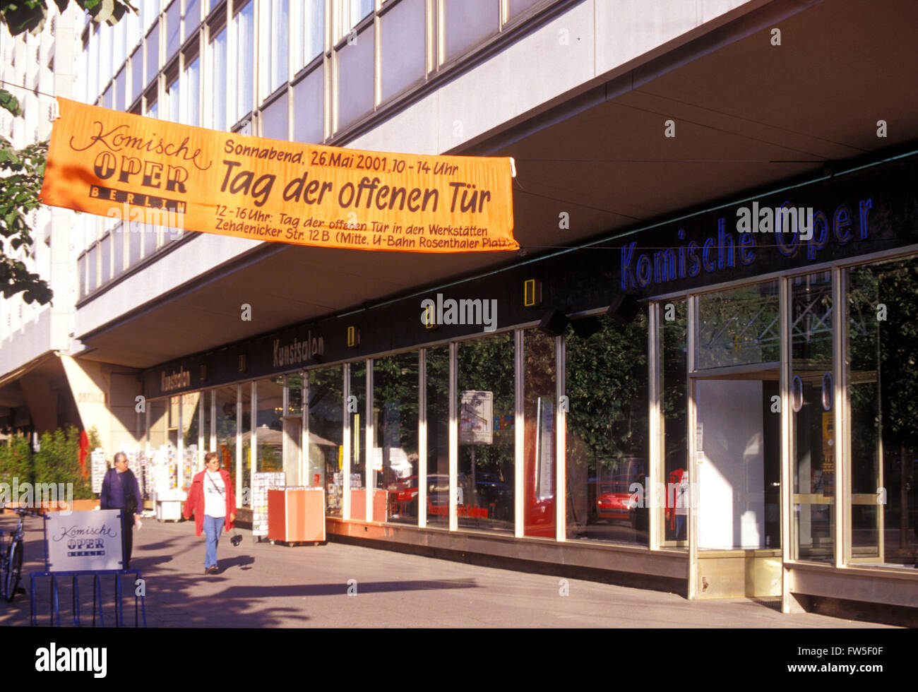 Komische Oper entrance, Berlin Stock Photo - Alamy