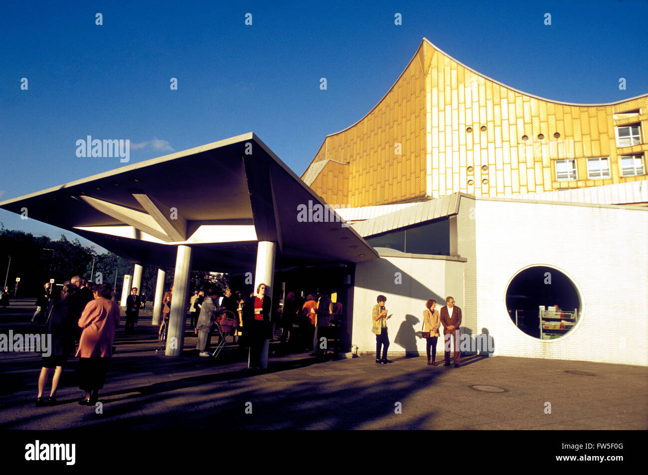Berlin Philharmonic Hall / Philharmonie exterior. The Philharmonie was ...