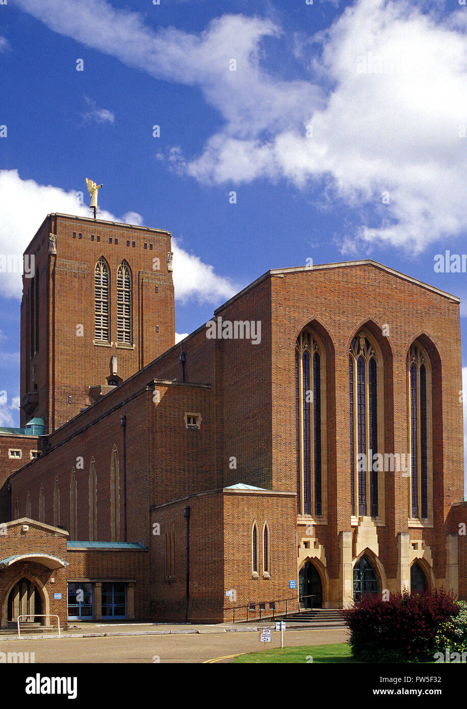 Guildford cathedral - exterior view Stock Photo - Alamy