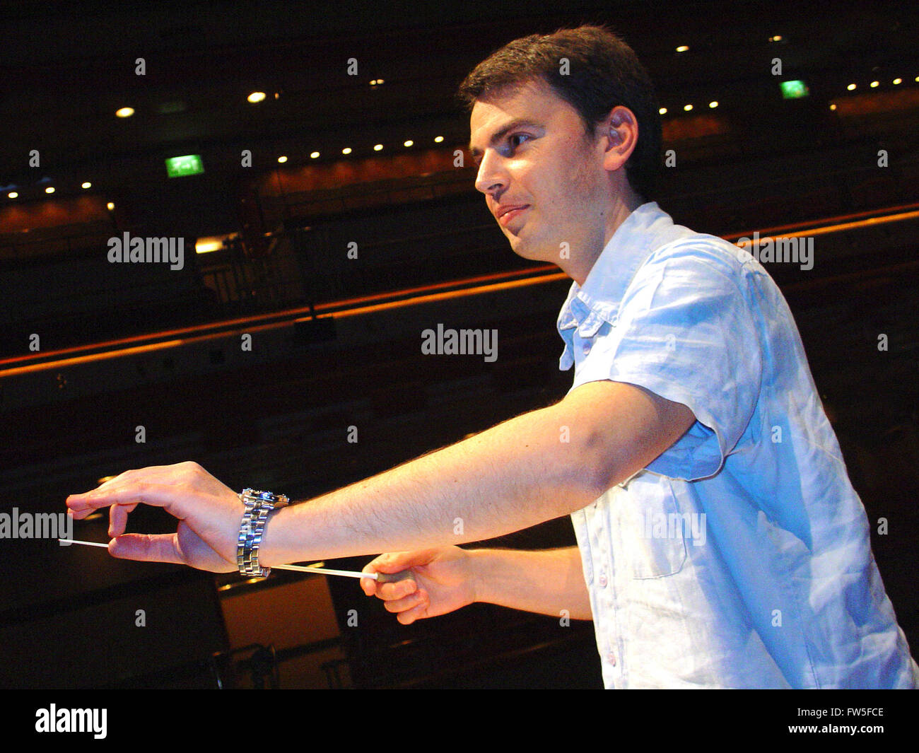 James Shearman conducting City of Birmingham Symphony Orchestra during ...