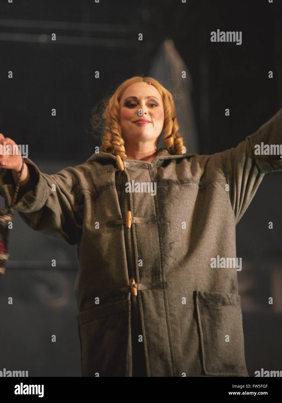 Rebecca Evans as Joanna at the final curtain call of Stephen Sondheim's ...