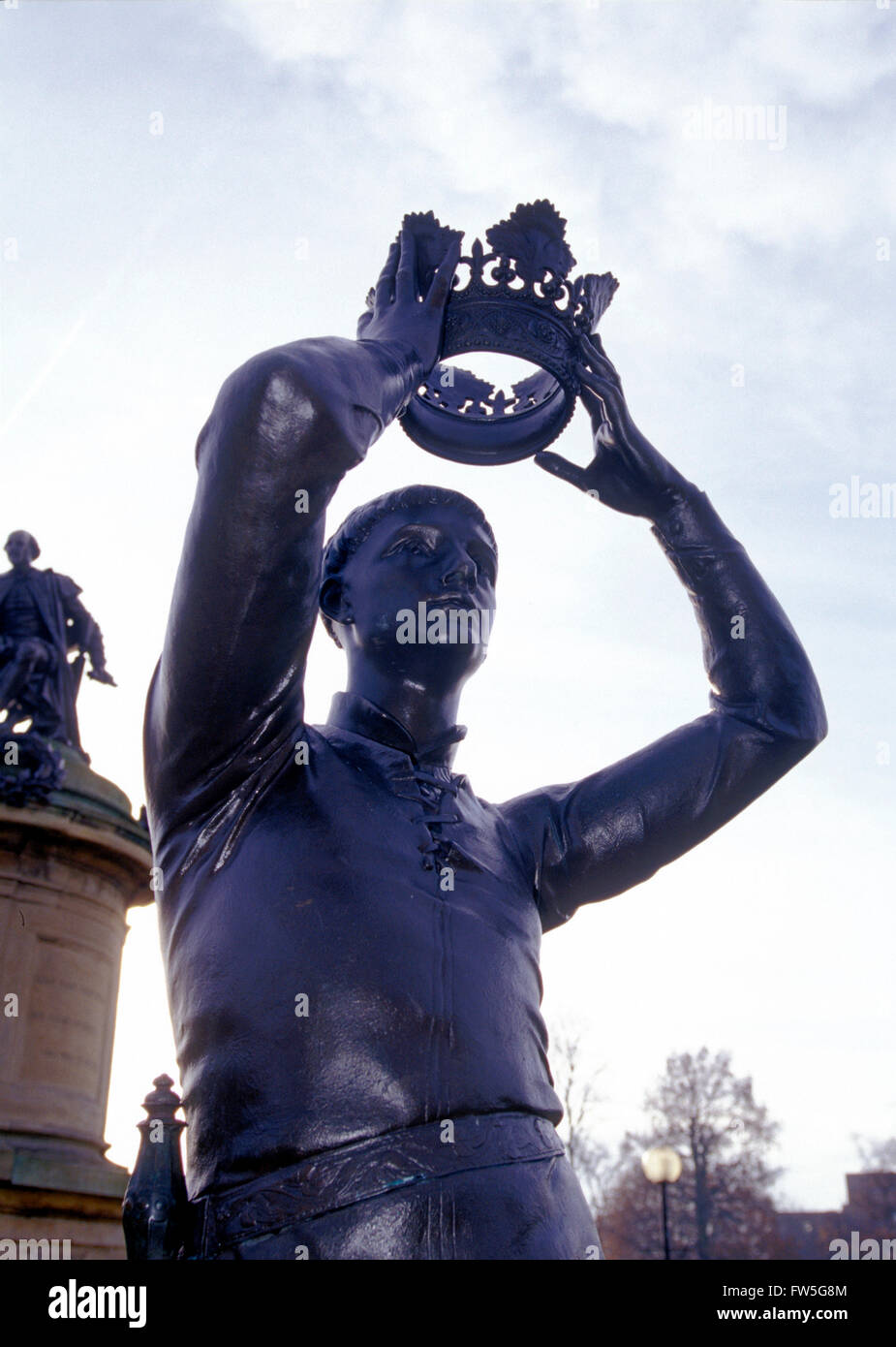 King Hal (Henry V) - statue of the character from Shakespeare's play in ...