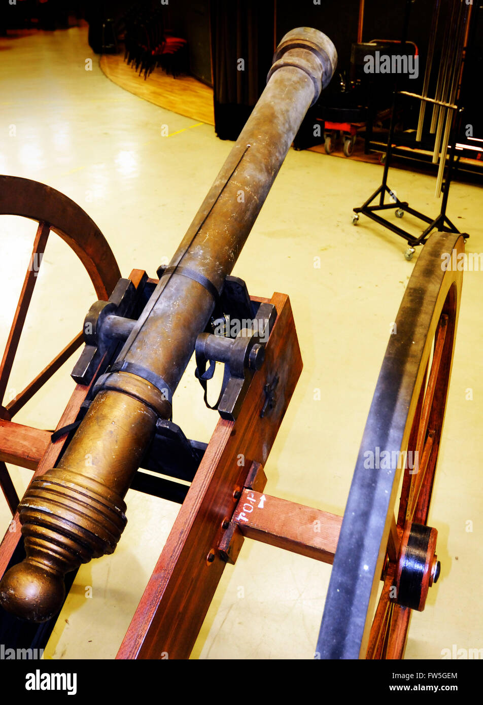 Cannon - played as orchestral percussion in 1812 Overture Stock Photo ...