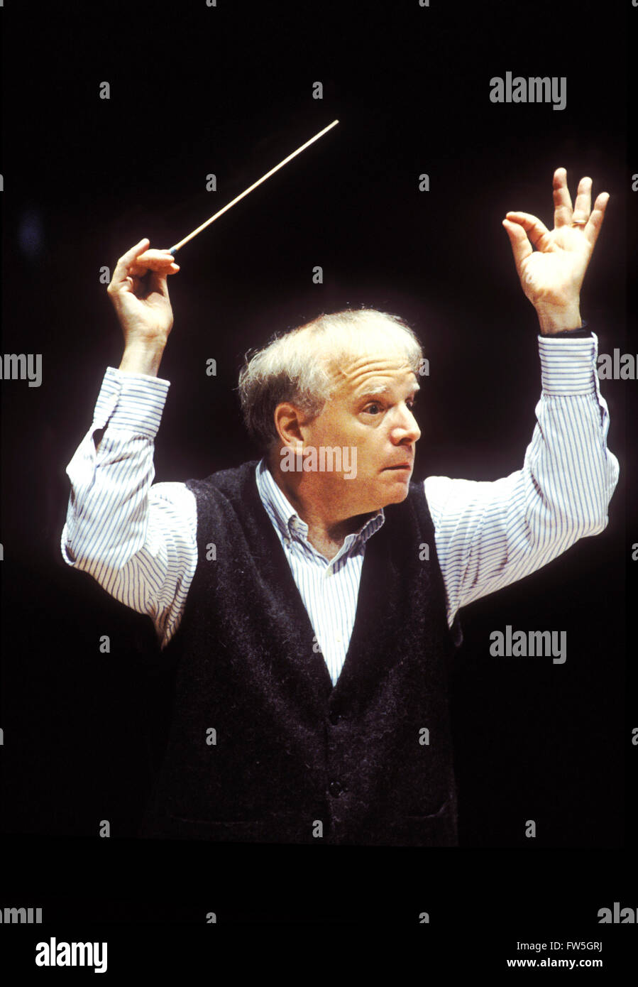 Leonard Slatkin, conductor Stock Photo - Alamy