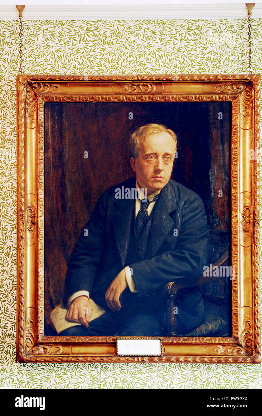 Portrait of Gustav Holst by Bernard Munns. Gustav Holst Birthplace ...
