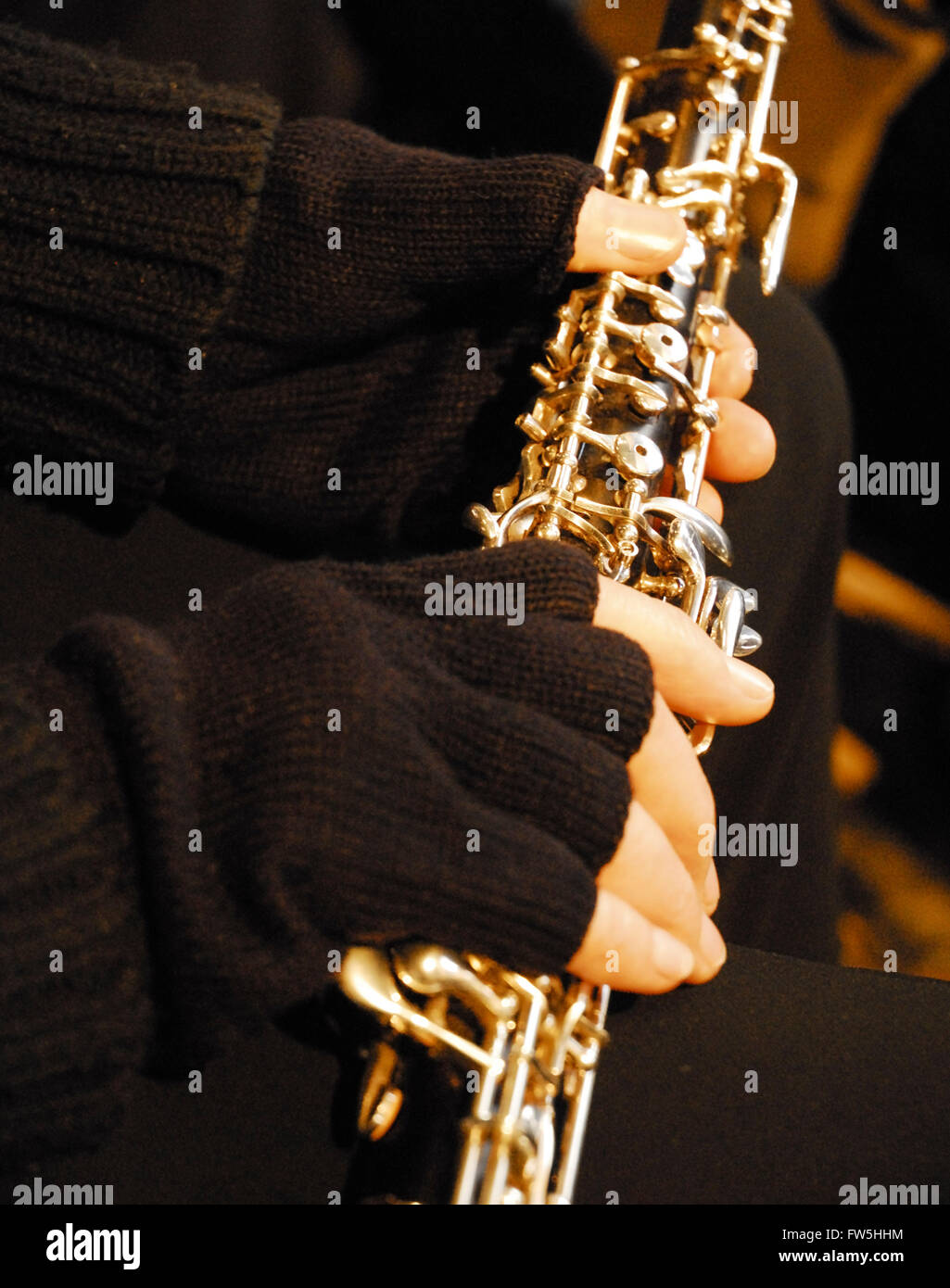 Hands oboe hi-res stock photography and images - Alamy