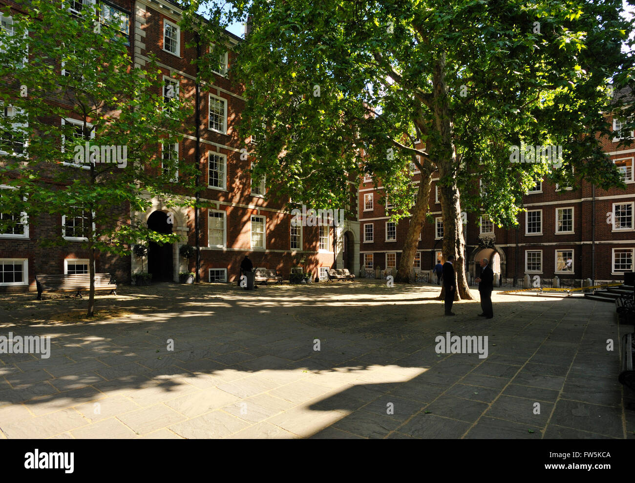 Fountain Court, Middle Temple, legal chambers, London, above the Thames ...