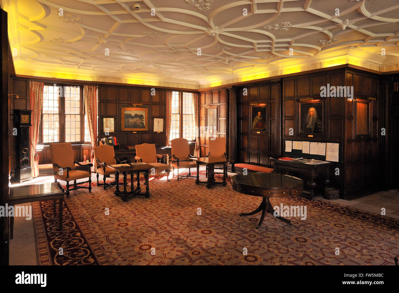 Middle Temple Hall, members' lounge; the Temple was widely described by ...