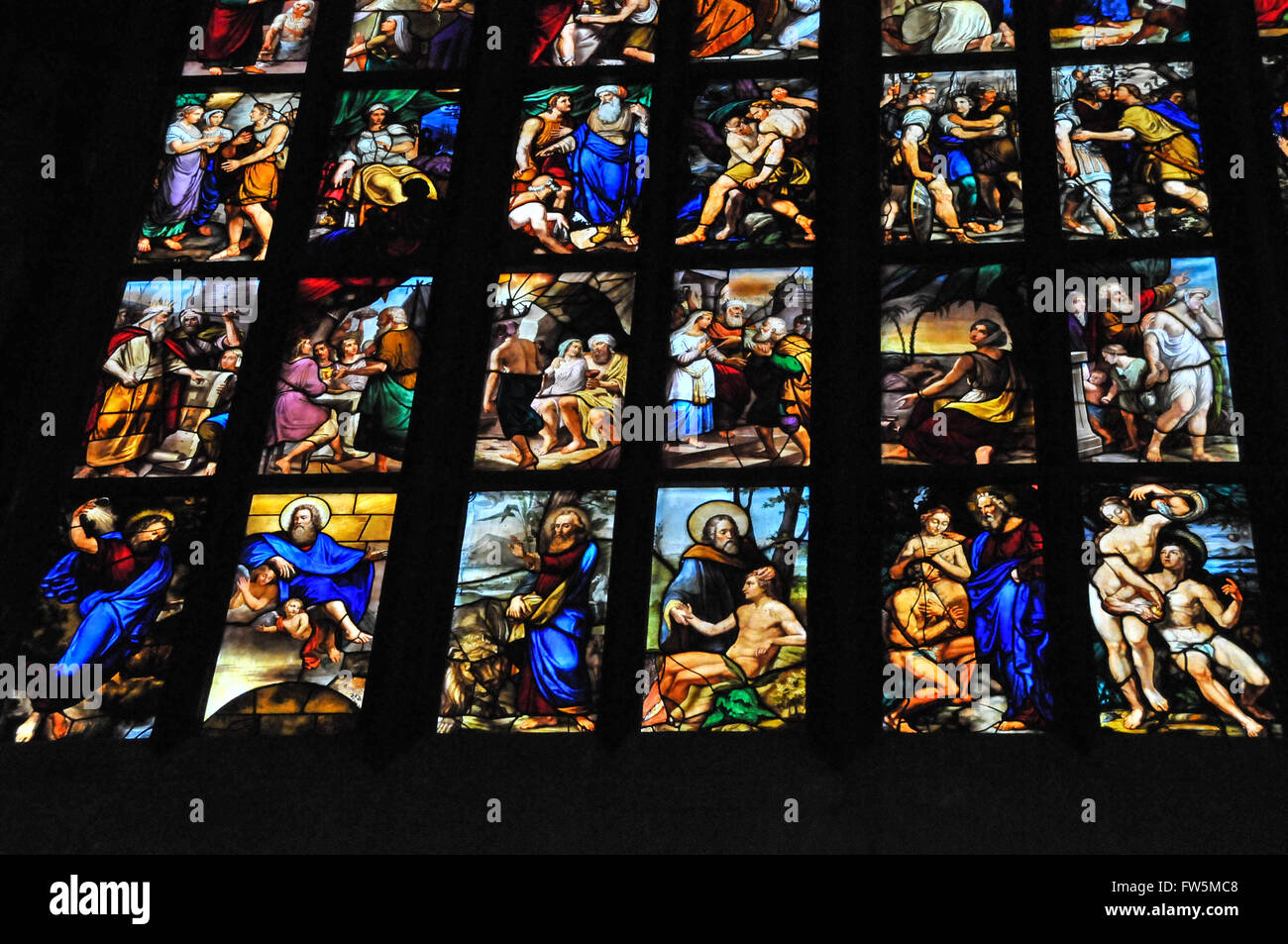 Painting church window hi-res stock photography and images - Alamy