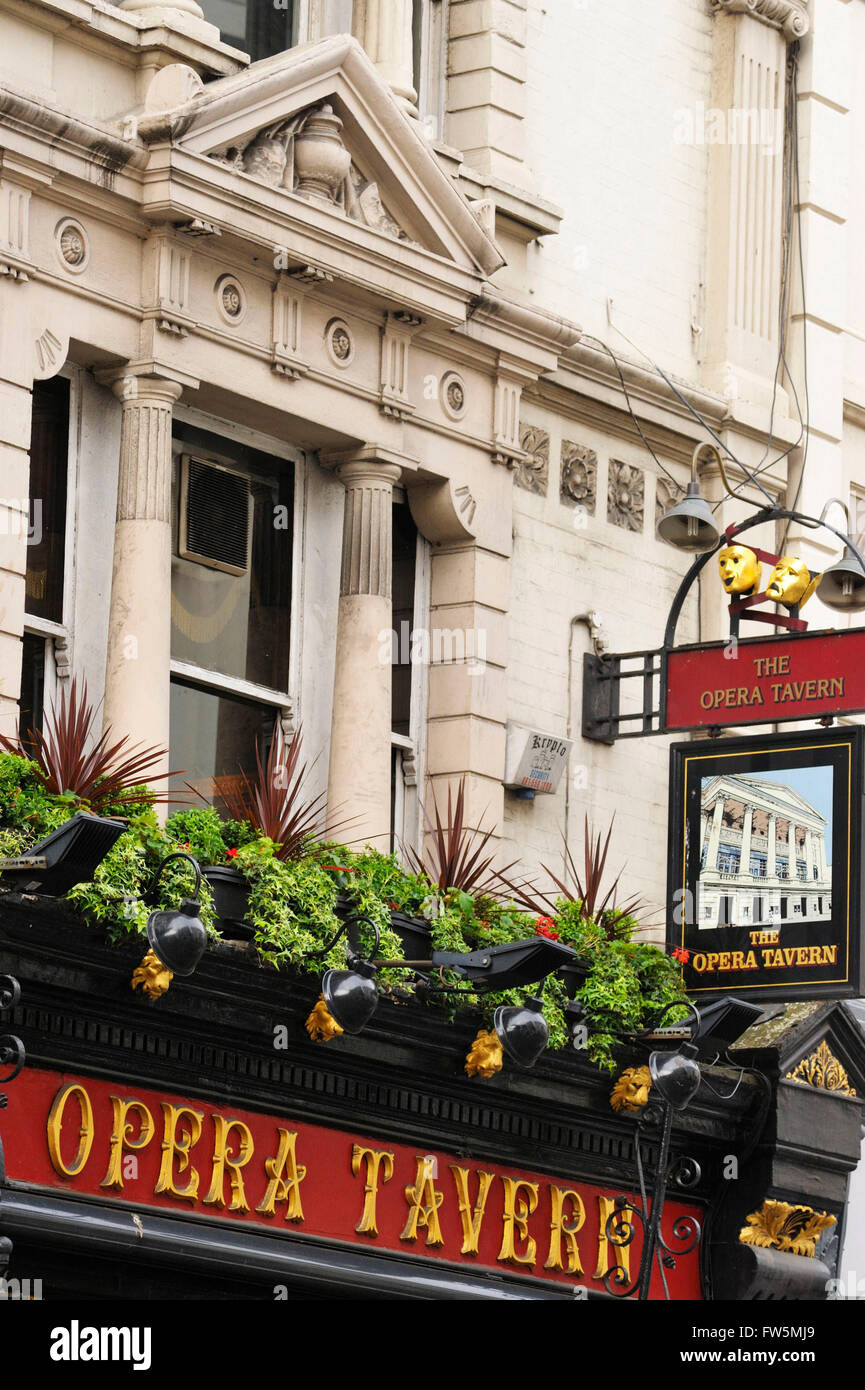 The Opera Tavern, 1879, Covent Garden, London. Site of former Rose ...