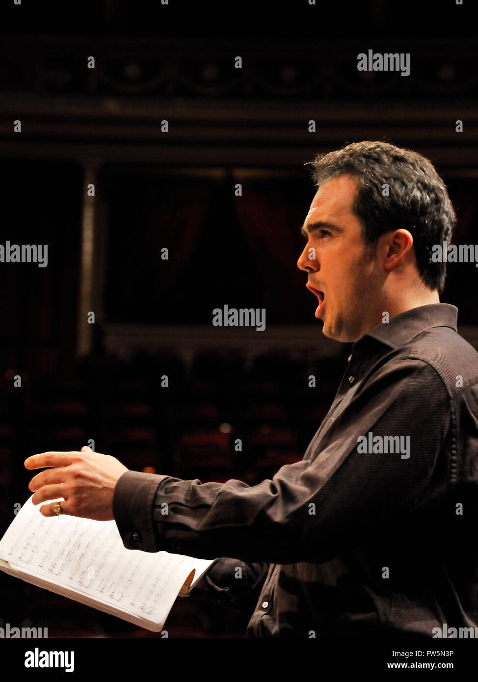 Samuel Evans, baritone, appearing with the Really Big Chorus, London's ...