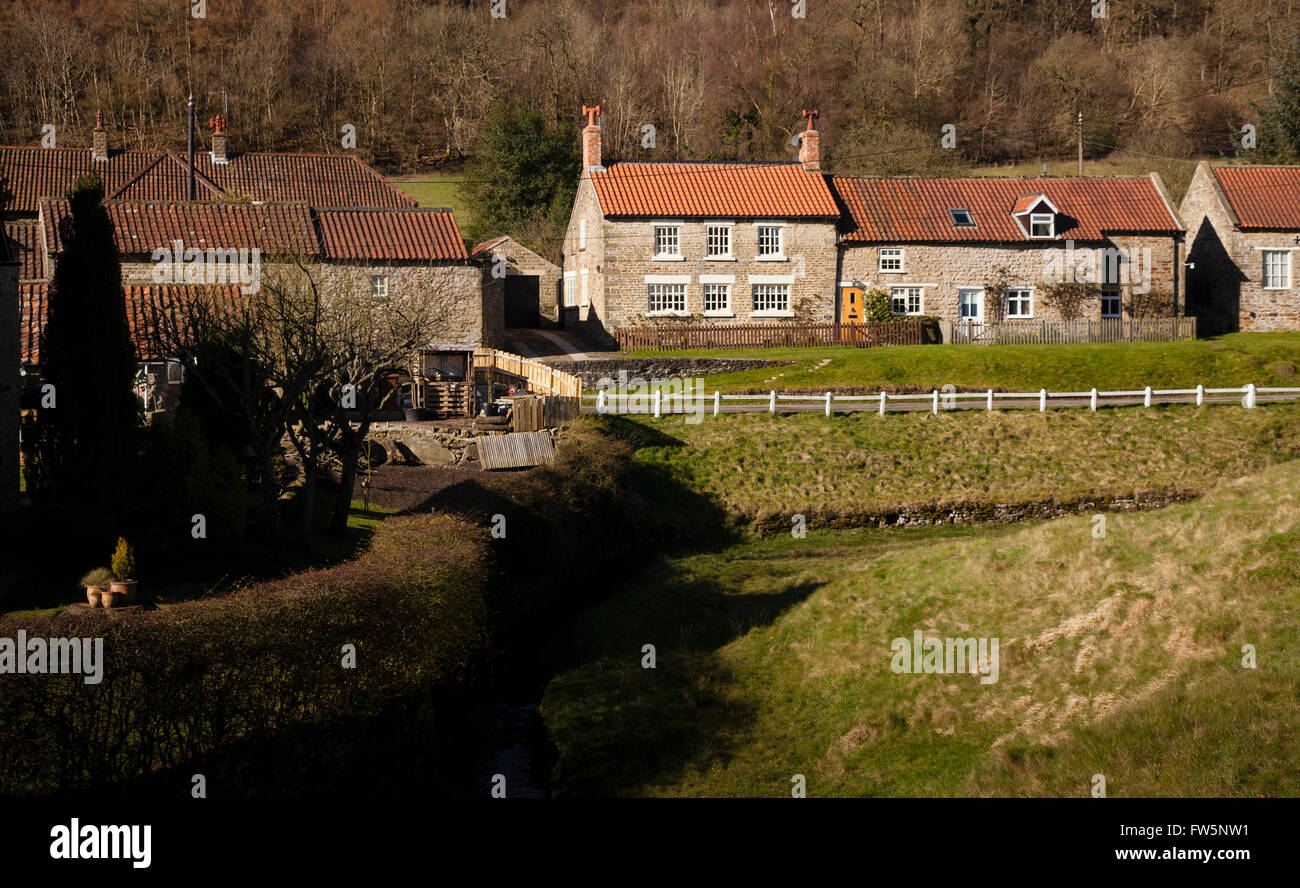 Hutton-le-Hole, North York Moor National Park Stock Photo - Alamy