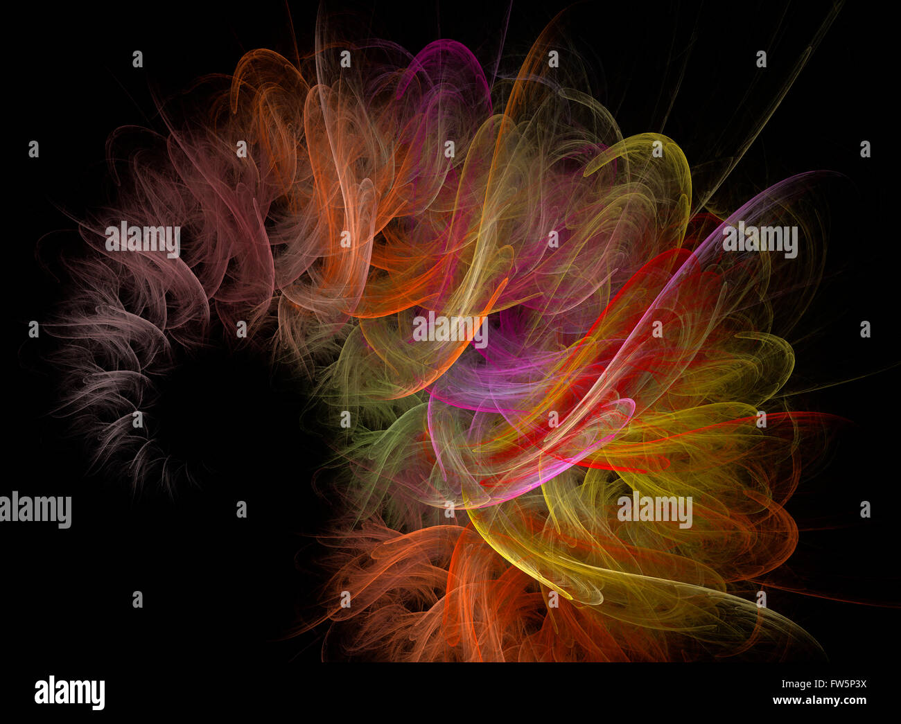 Explosion Of Colour Stock Photo - Alamy