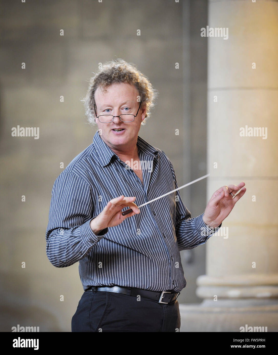 Howard Goodall, English composer, conducting Eternal Light with the ...