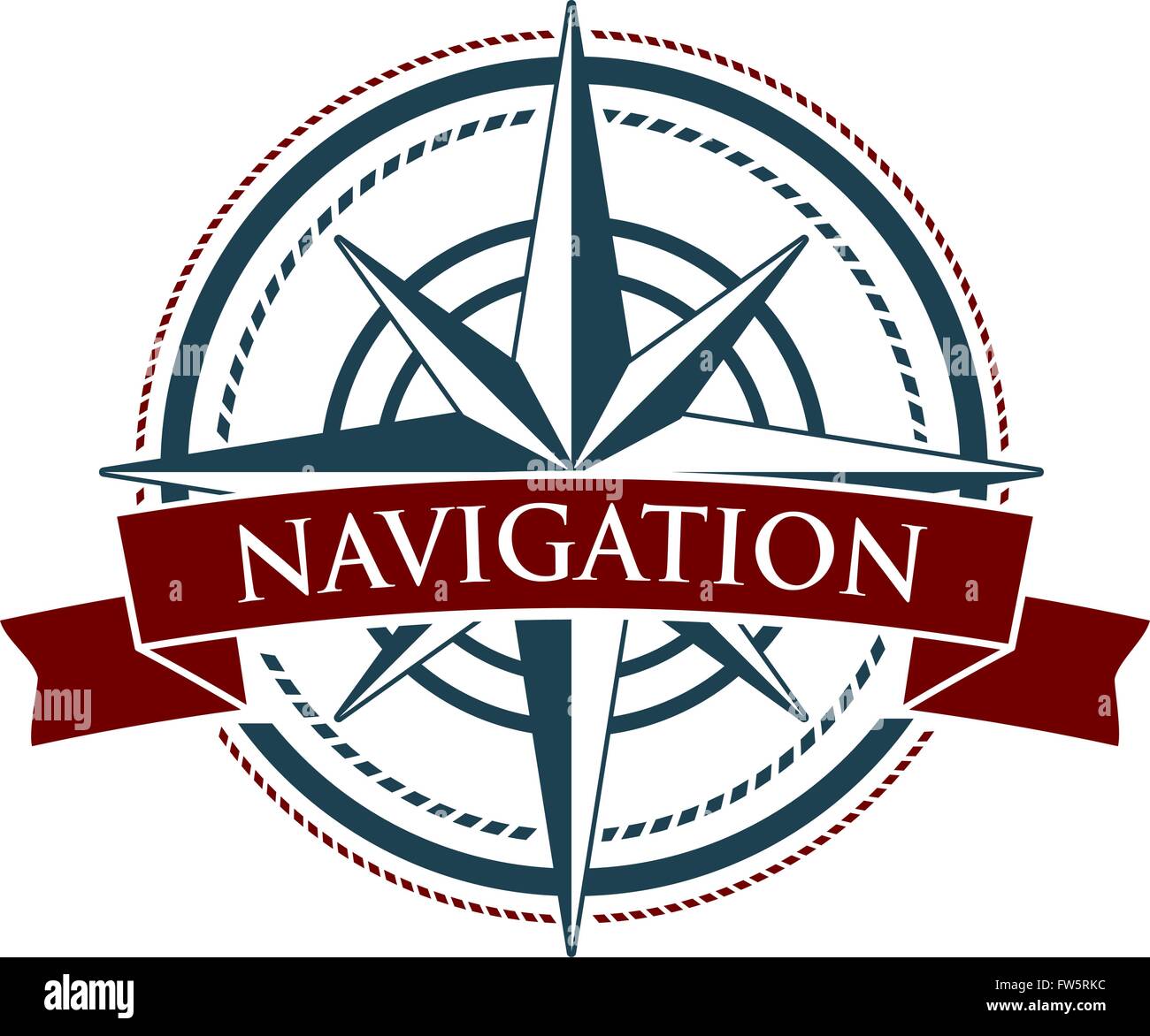 Corporate logo with windrose Stock Vector Image & Art - Alamy