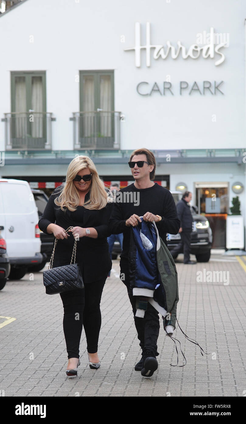 Jonathan Cheban and Gemma Collins seen at Harrods Featuring: Gemma ...