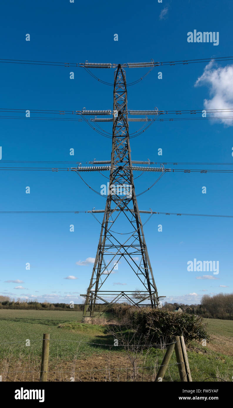 Pylon next to houses hi-res stock photography and images - Alamy