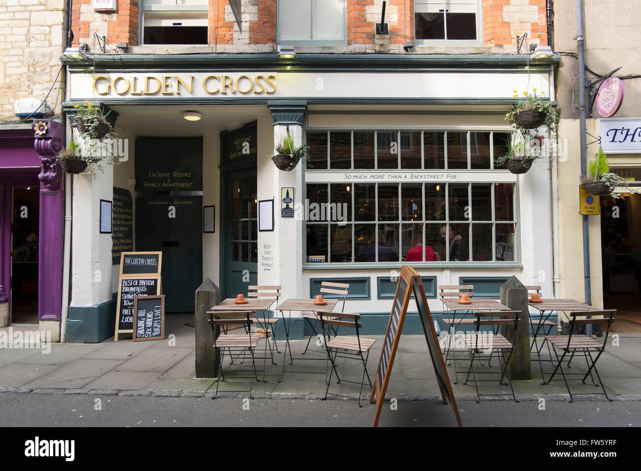 The Golden Cross pub in Black Jack Street, Cirencester, Gloucestershire ...