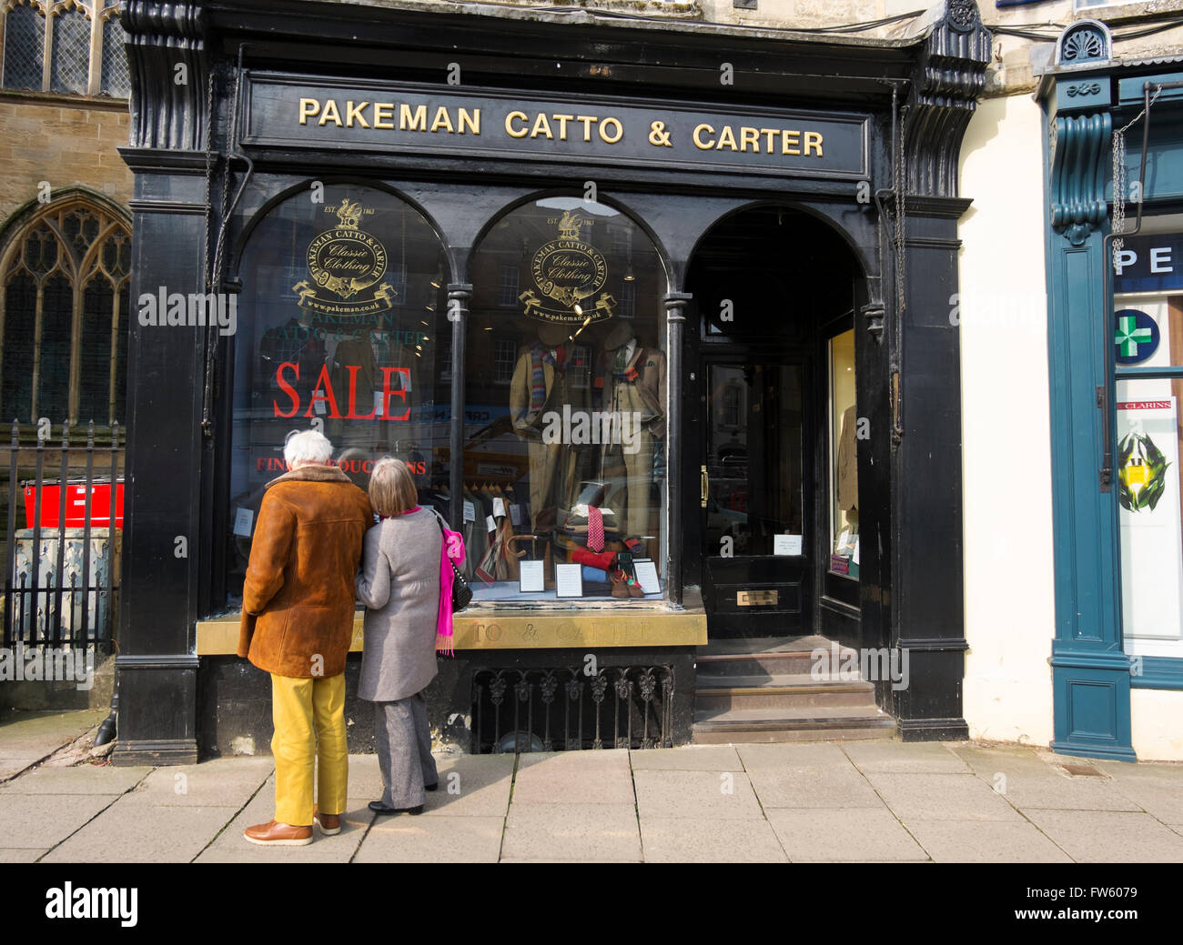 Pakeman, Catto and Carter men's clothes shop in Market Place ...