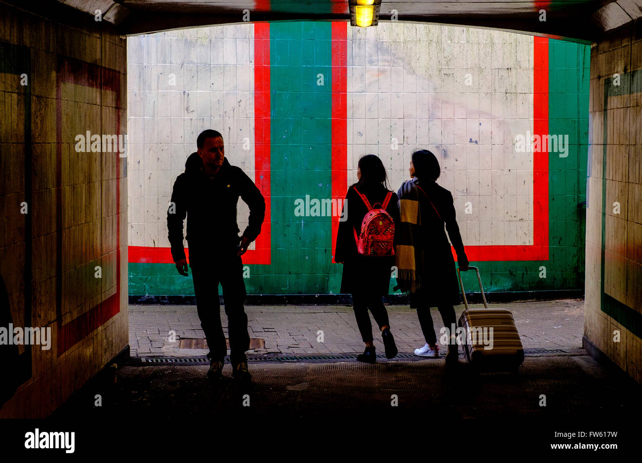 Horse Fair Subway under Holloway Circus, Birmingham, England, UK Stock ...