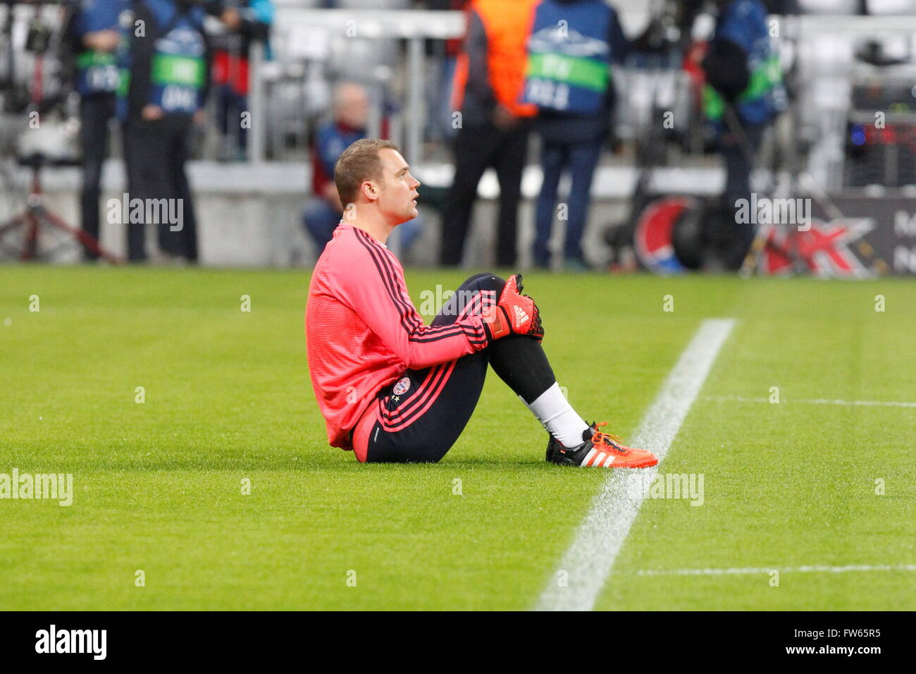 Manuel Neuer in action during the match Champions League Bayern Munich ...