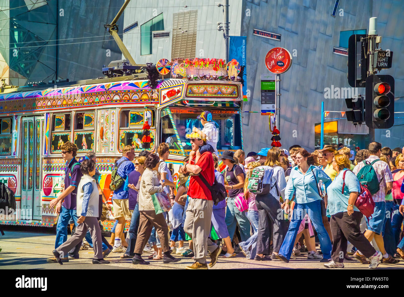 Australia crowds street hi-res stock photography and images - Alamy