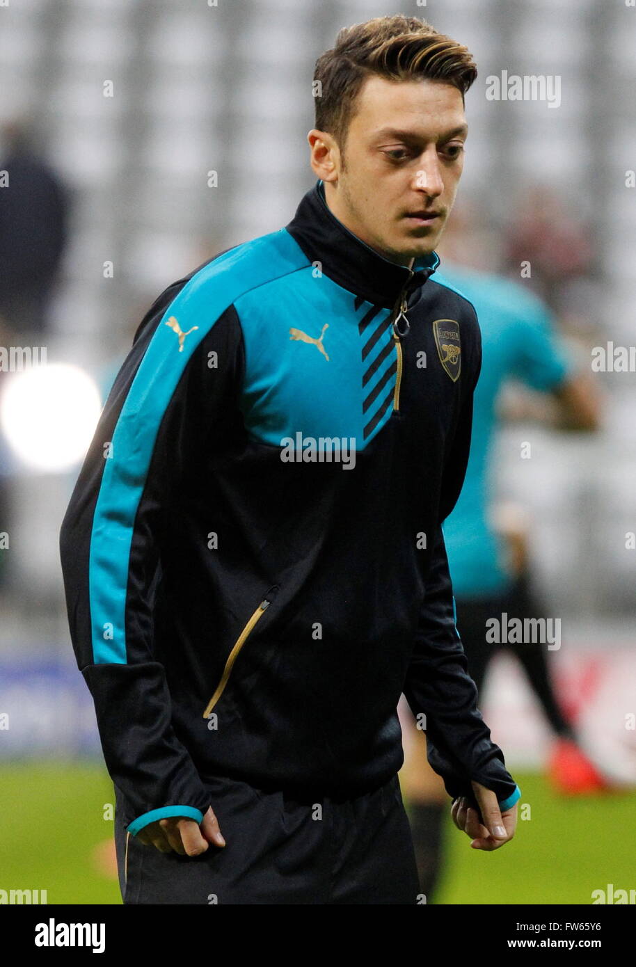 Mesut Ozil in action during the match Champions League Bayern Munich ...