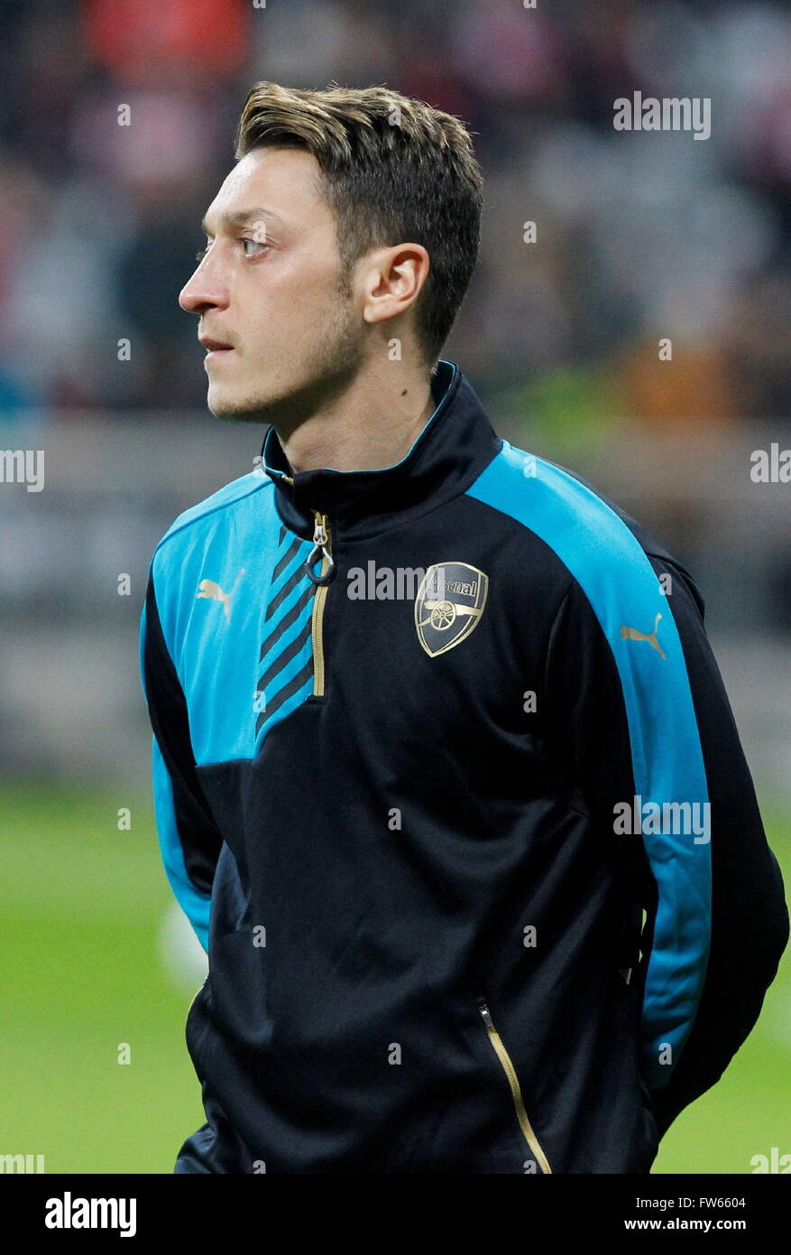 Mesut Ozil in action during the match Champions League Bayern Munich ...
