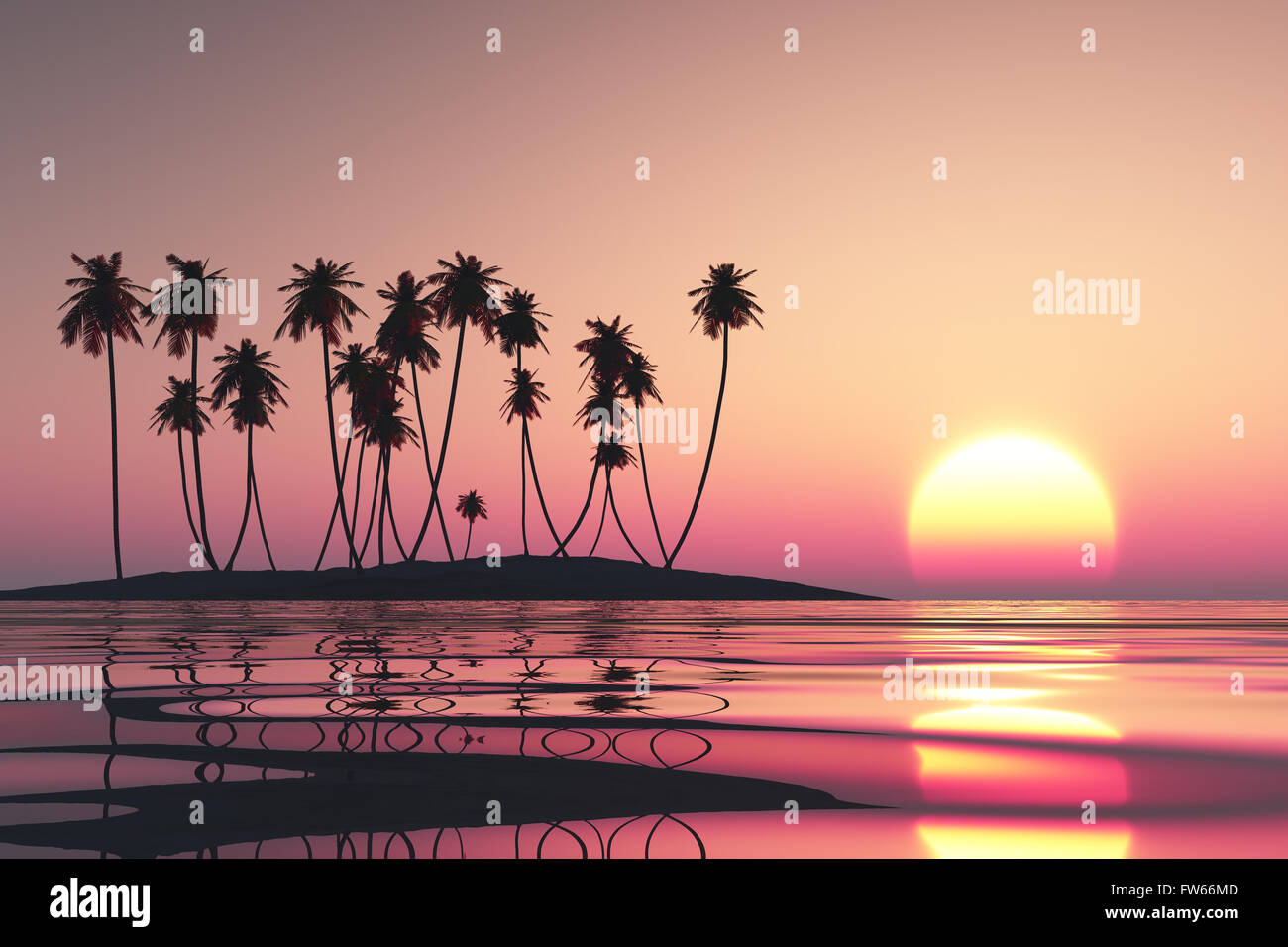 Night sky over pacific islands hi-res stock photography and images - Alamy