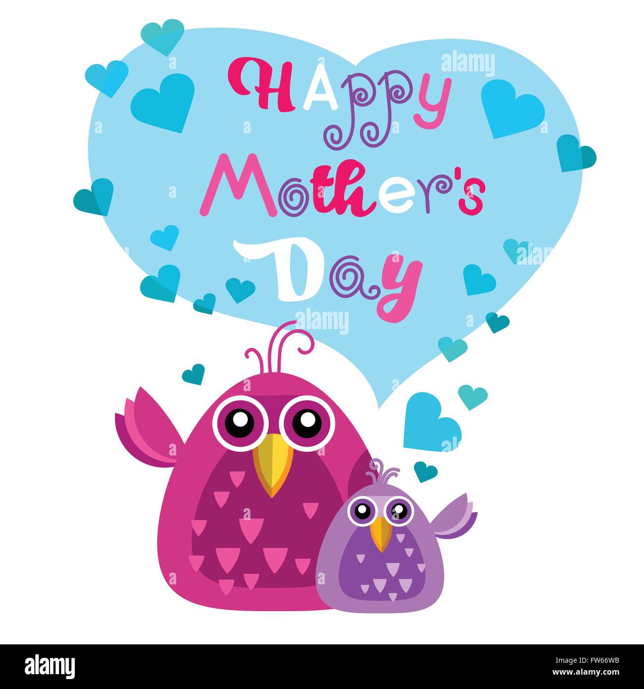 Mommy bird Stock Vector Images - Alamy