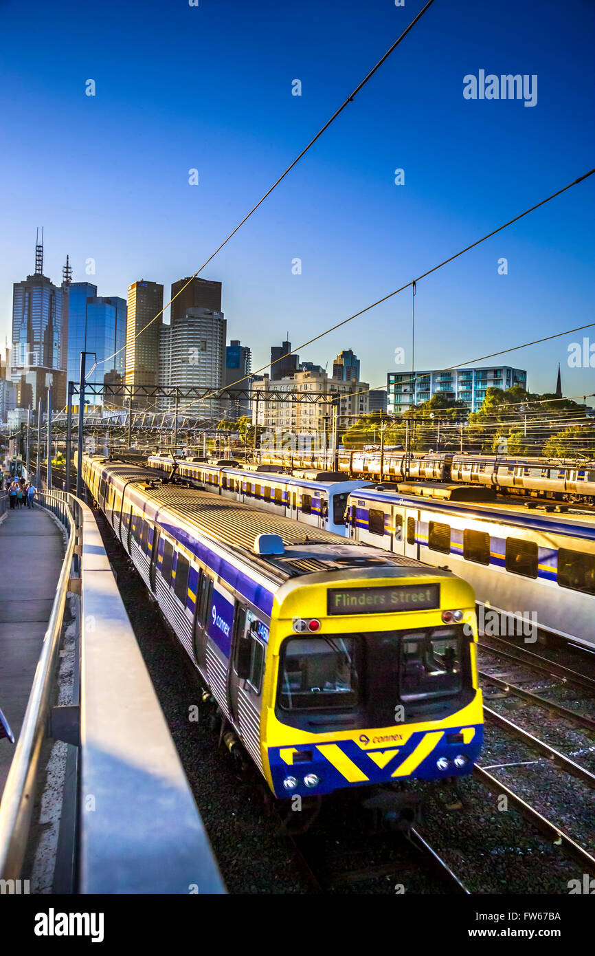 Suburban commuter rail hi-res stock photography and images - Alamy
