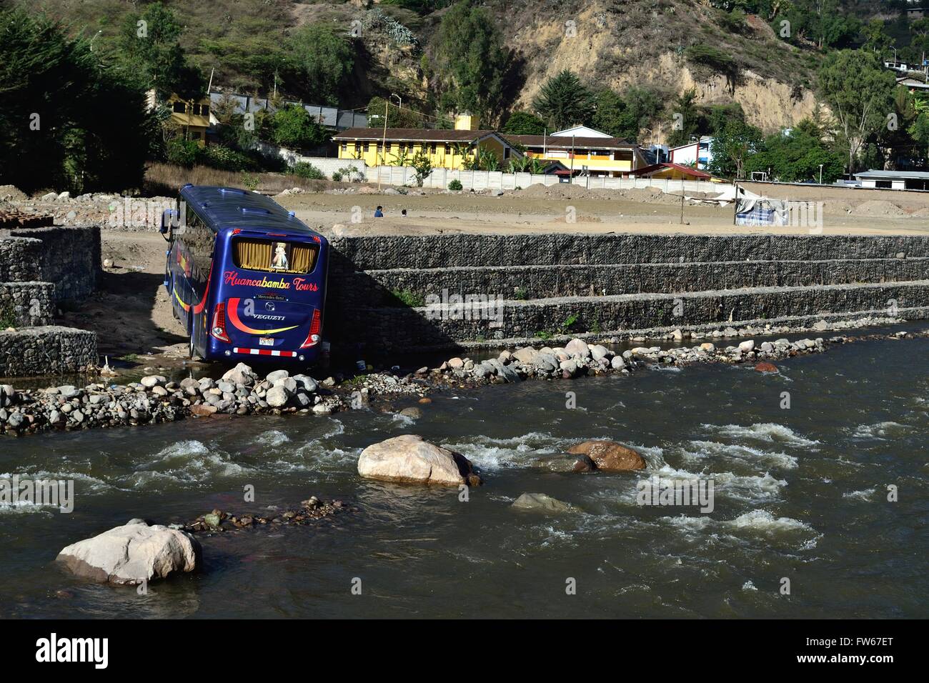 Huancabamba river in HUANCABAMBA. Department of Piura .PERU Stock Photo ...