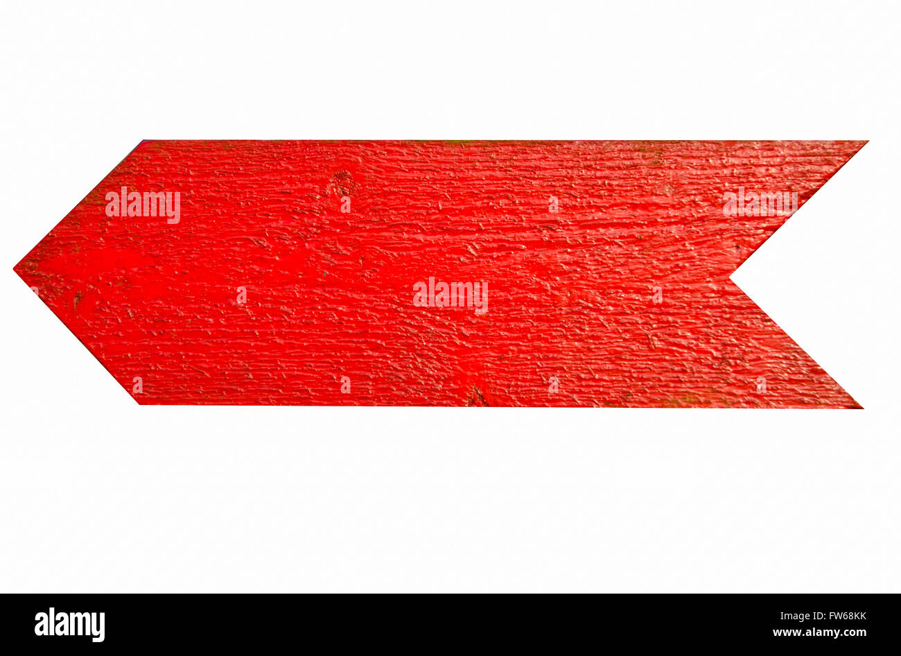 Empty wooden direction arrow Cut Out Stock Images & Pictures - Alamy