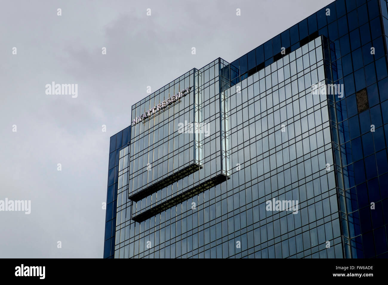 Hyatt Regency hotel building in central Birmingham, England Stock Photo ...